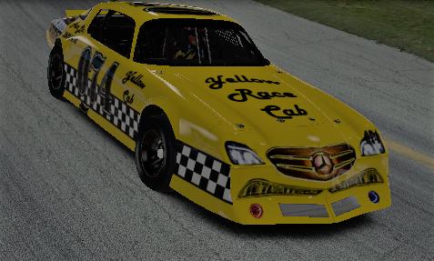 Yellow Race Cab by Rafael Rodriguez - Trading Paints