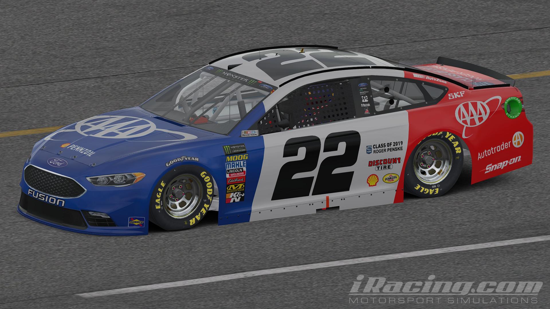 AAA Insurance NASCAR HoF Roger Penske Throwback by Scott Pierchorowicz ...