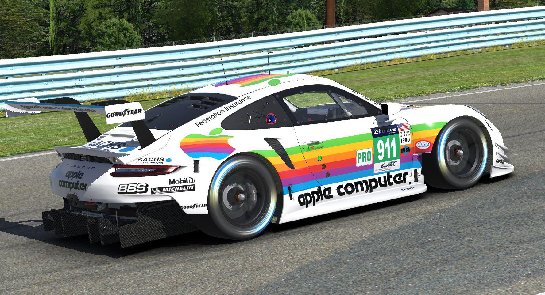 Apple Computers Porsche 935 by Andrew Fawcett - Trading Paints