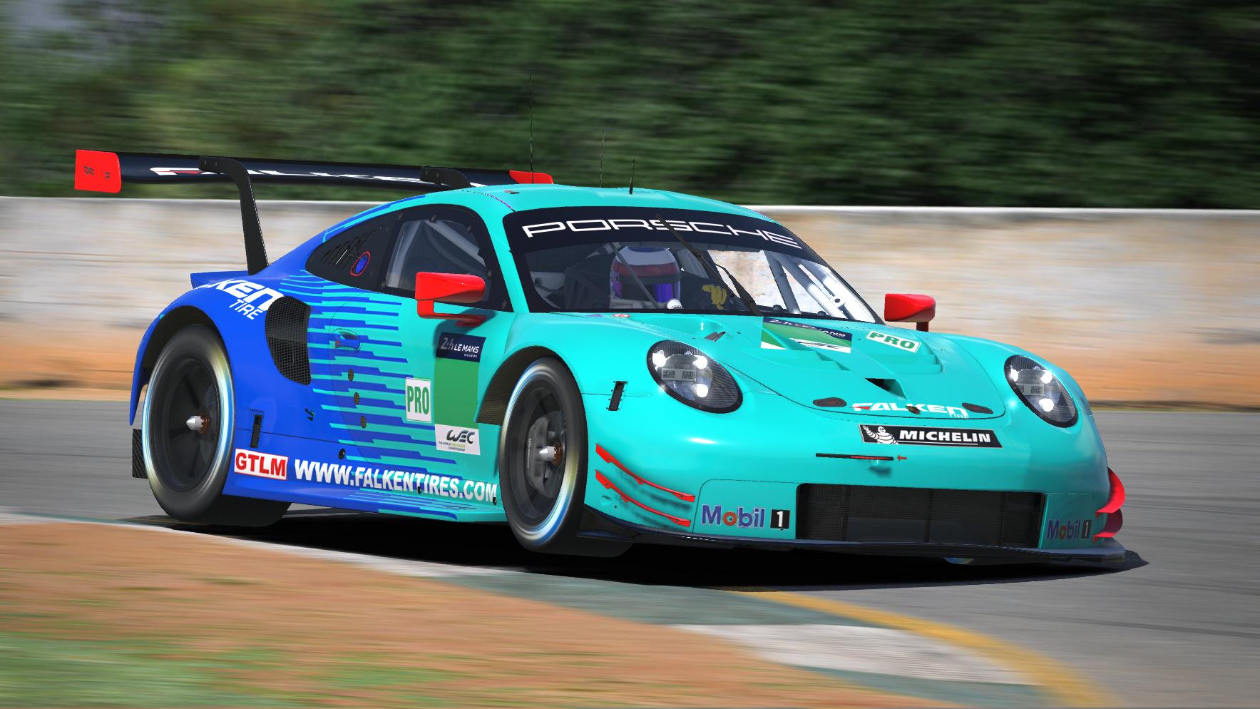 Falken Tire Porsche by Andrew Fawcett - Trading Paints