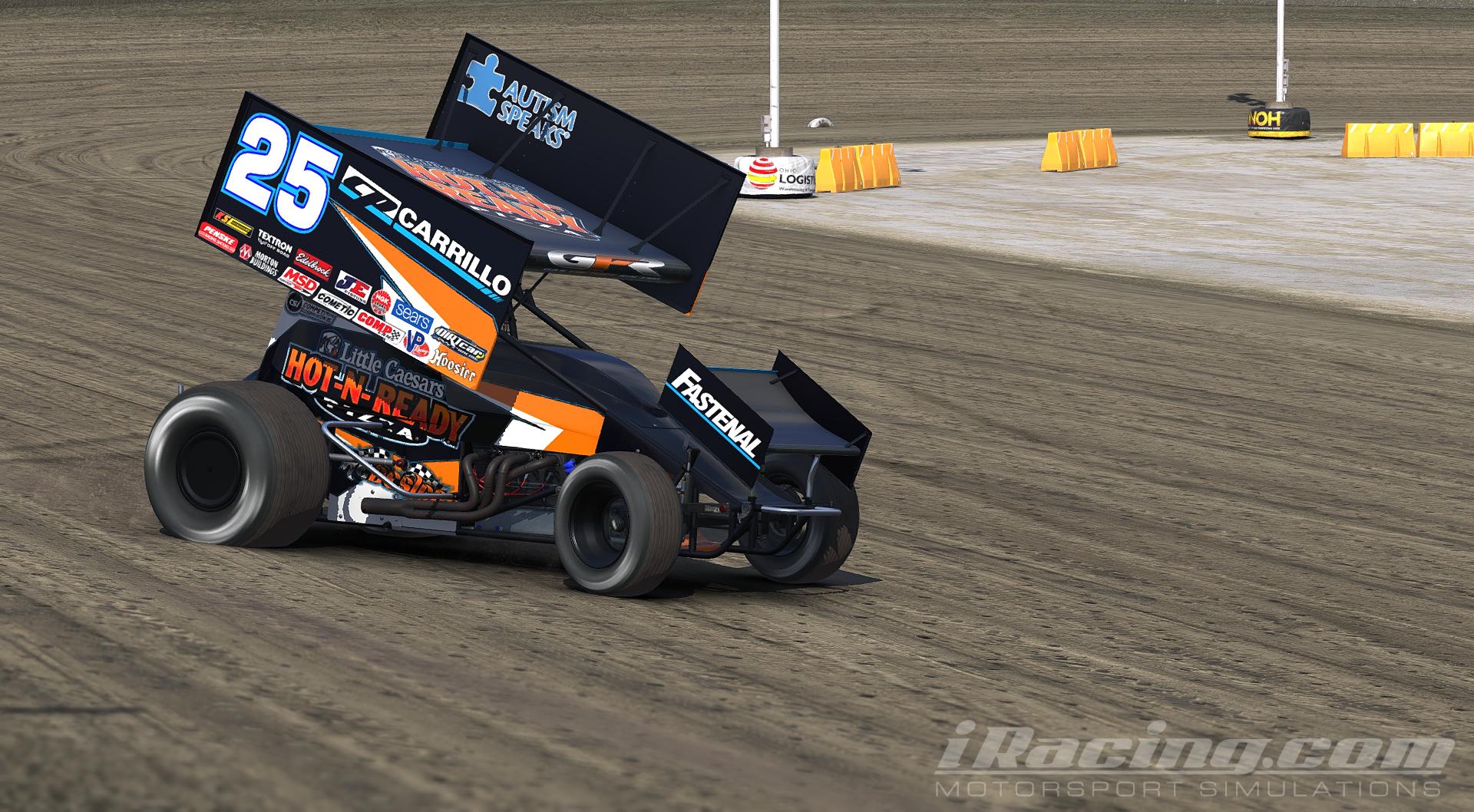 iR Dirt Sprint Template LittleCaesars by Ryan Edwards - Trading Paints
