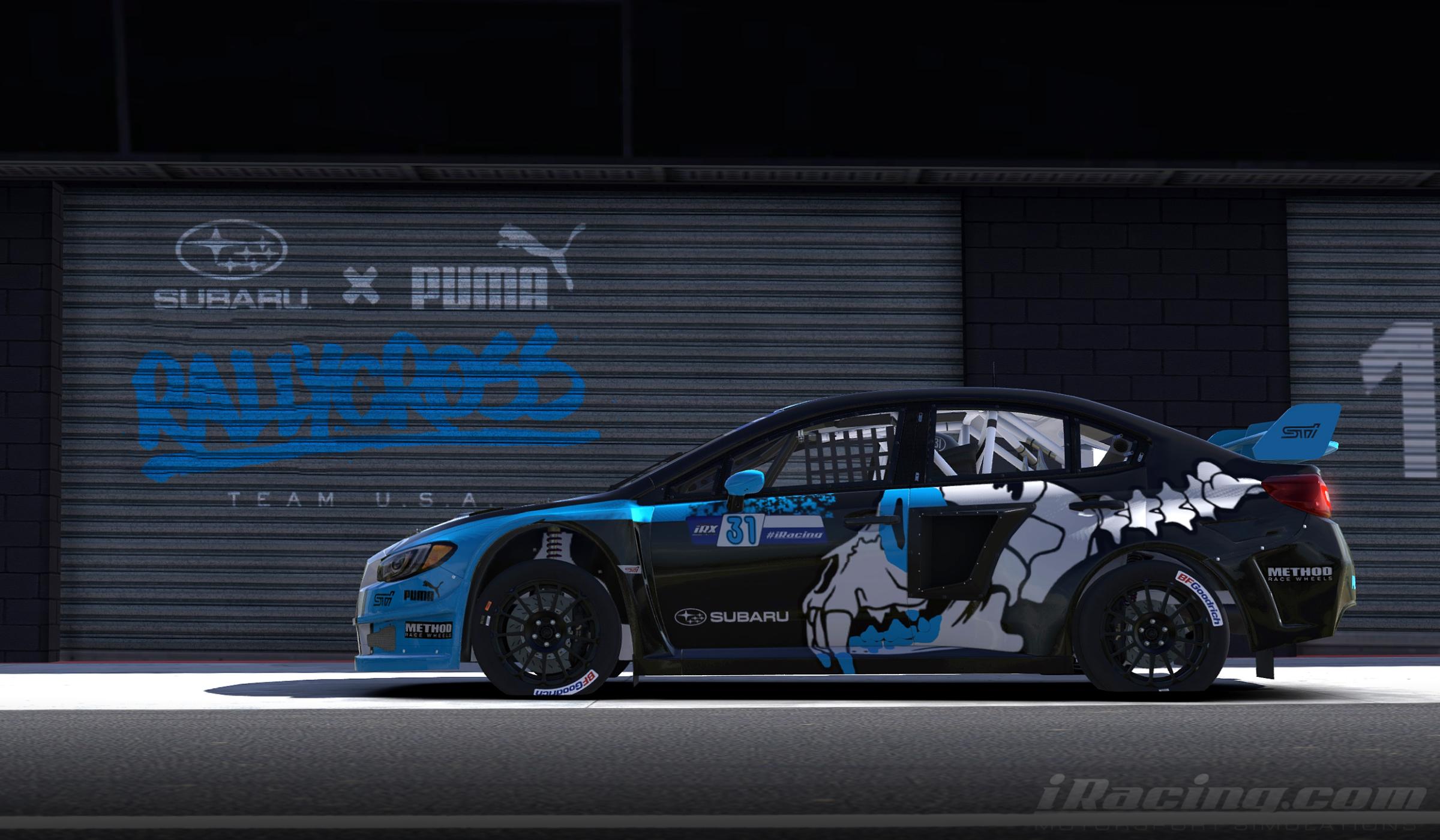 SUBARU X PUMA Rallycross blue by Yuji Asakawa - Trading Paints