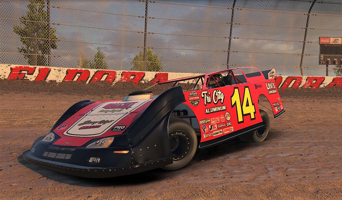 LARRY MOORE 1981 WORLD 100 WINNING CAR by Byron Morris - Trading Paints