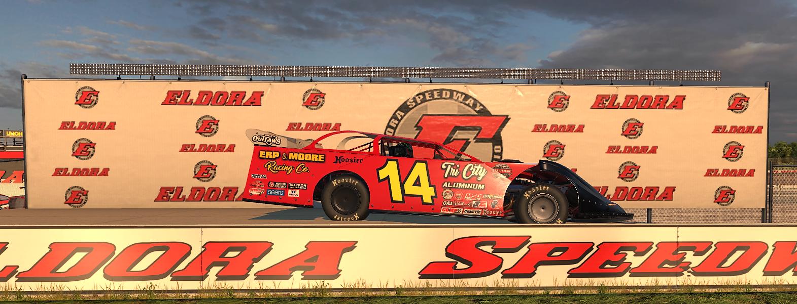 LARRY MOORE 1981 WORLD 100 WINNING CAR by Byron Morris - Trading Paints