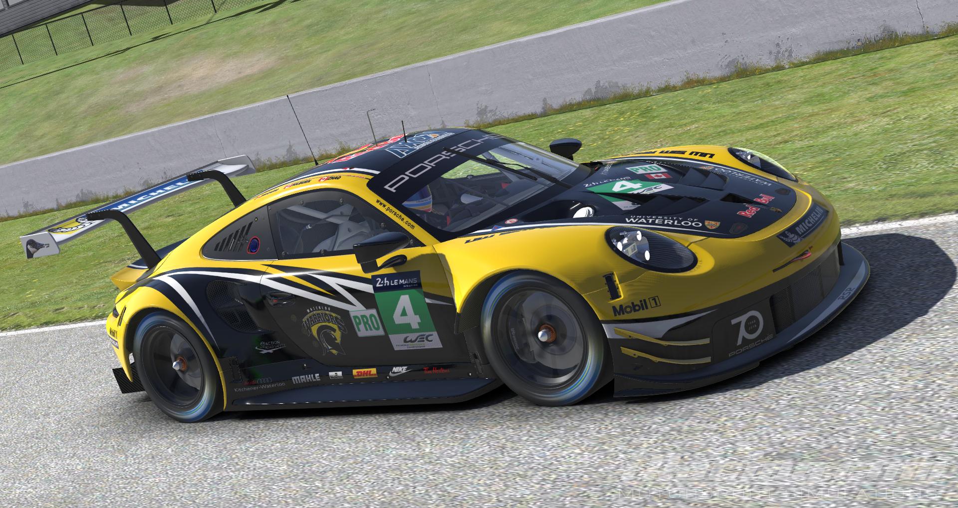 2018 UW Sim Racing Porsche 911 RSR by Warren R. - Trading Paints