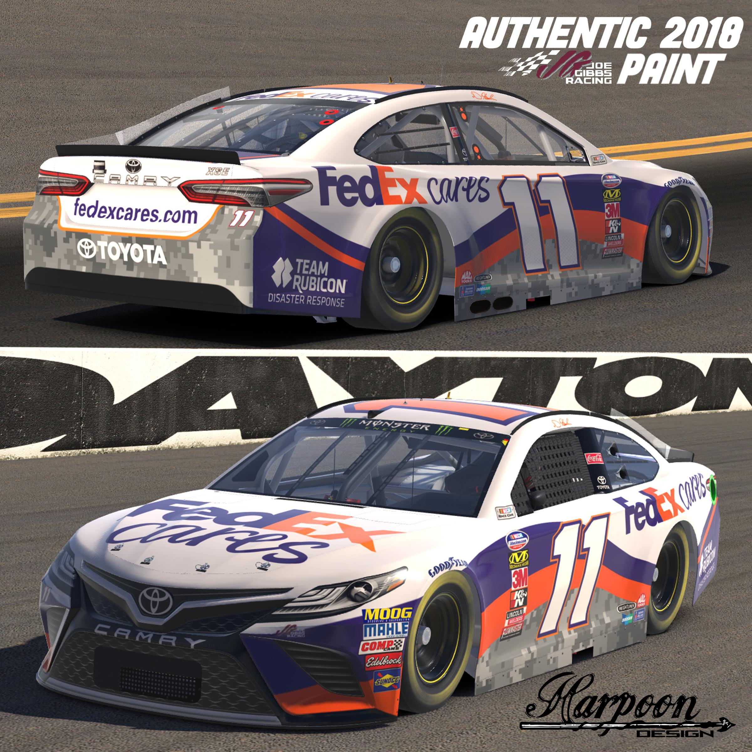2018 JGR Authentic Denny Hamlin FedEx Cares Camry by Brantley Roden ... 2018 JGR Authentic Denny Hamlin FedEx Cares Camry by Brantley Roden ...