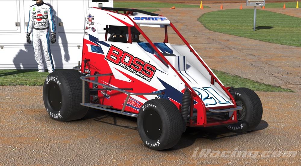 Karter Sarff 2018 Boss Factory SRM Midget by Zach Podunajec - Trading ...