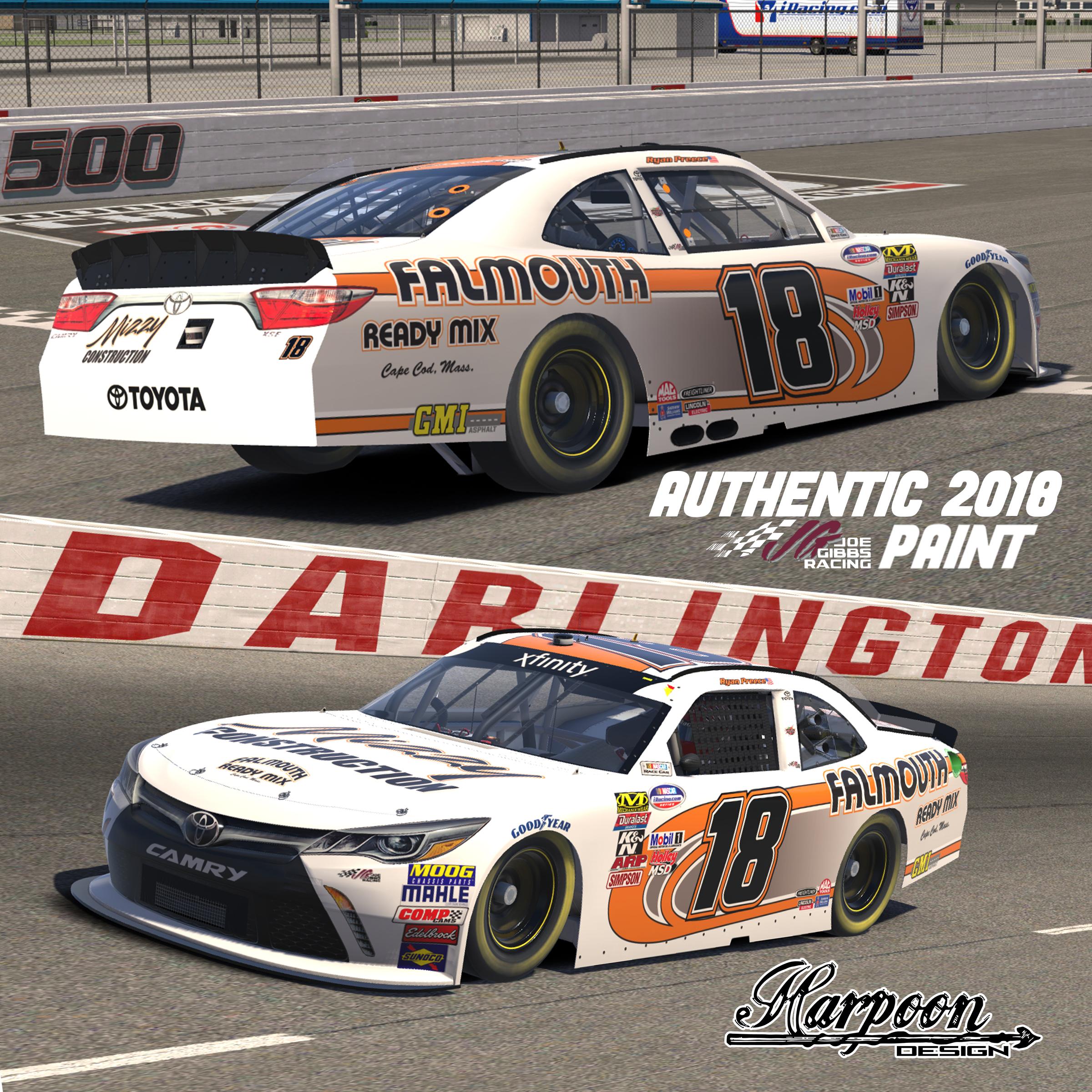 2018 JGR Authentic Ryan Preece Mizzy Camry by Brantley Roden - Trading ...