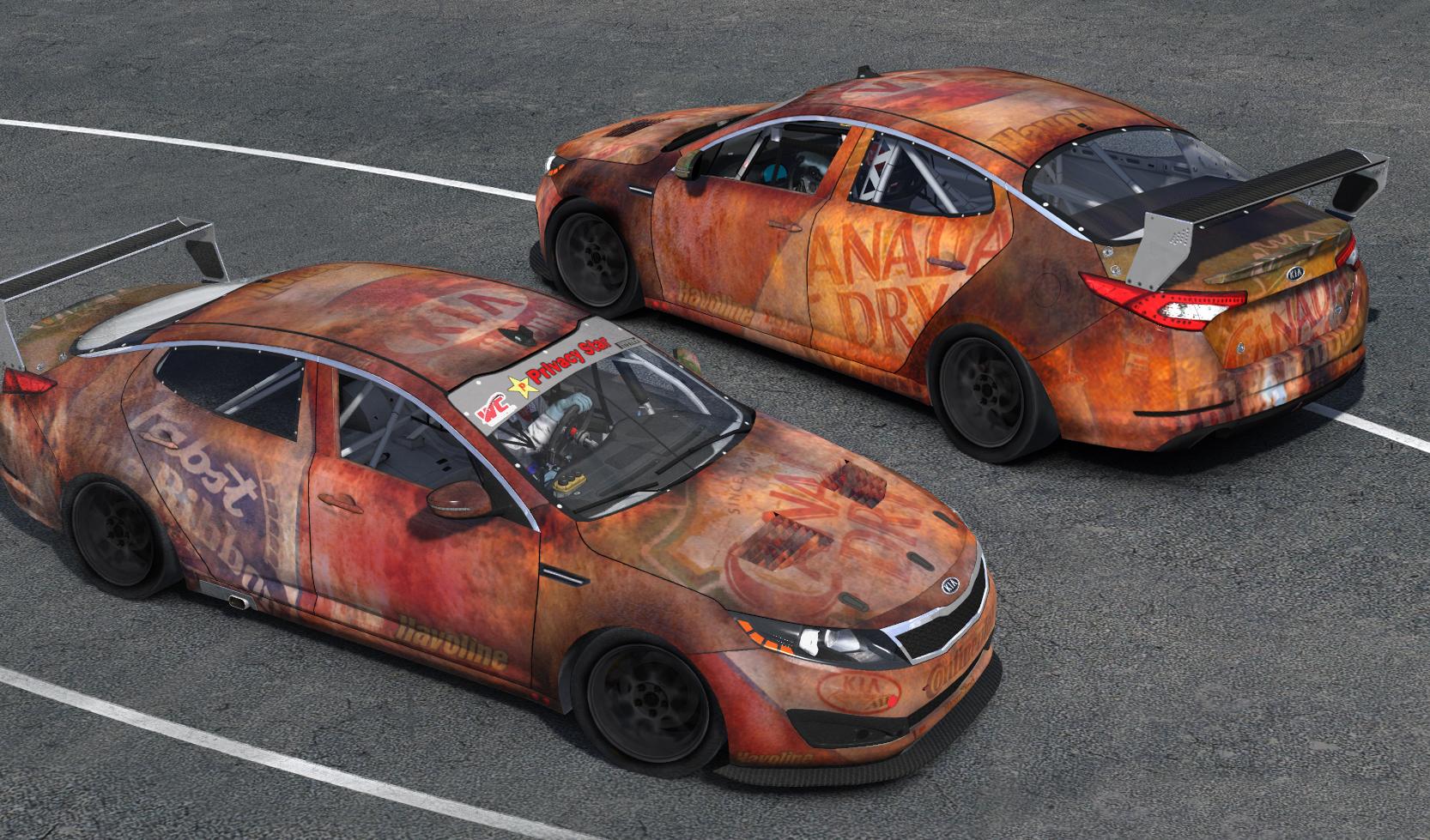 Rust Kia by Clyde Coman - Trading Paints