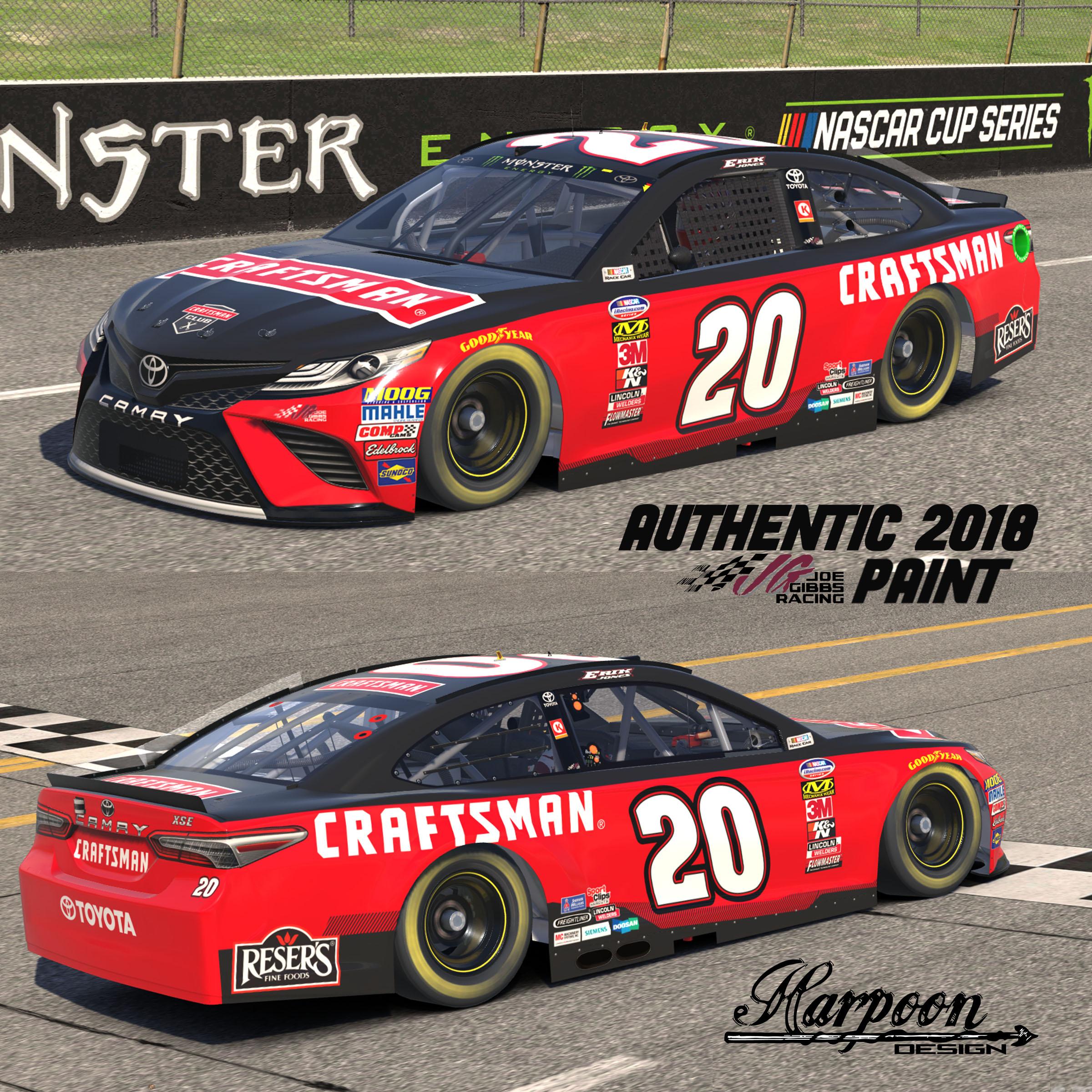 2018 JGR Authentic Erik Jones Craftsman Camry by Brantley Roden ...