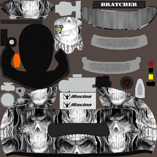 Skull Helmet by Matt Bratcher - Trading Paints