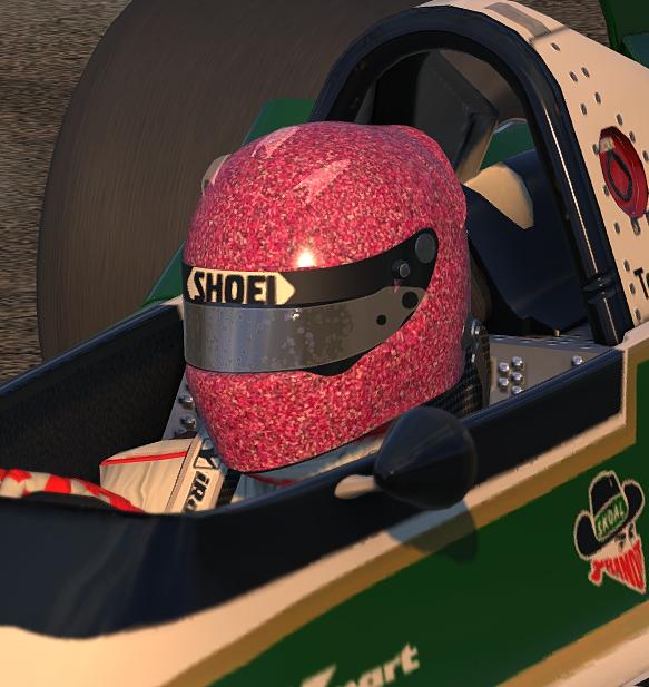 Pink Glitter Helmet by Matthew S. - Trading Paints