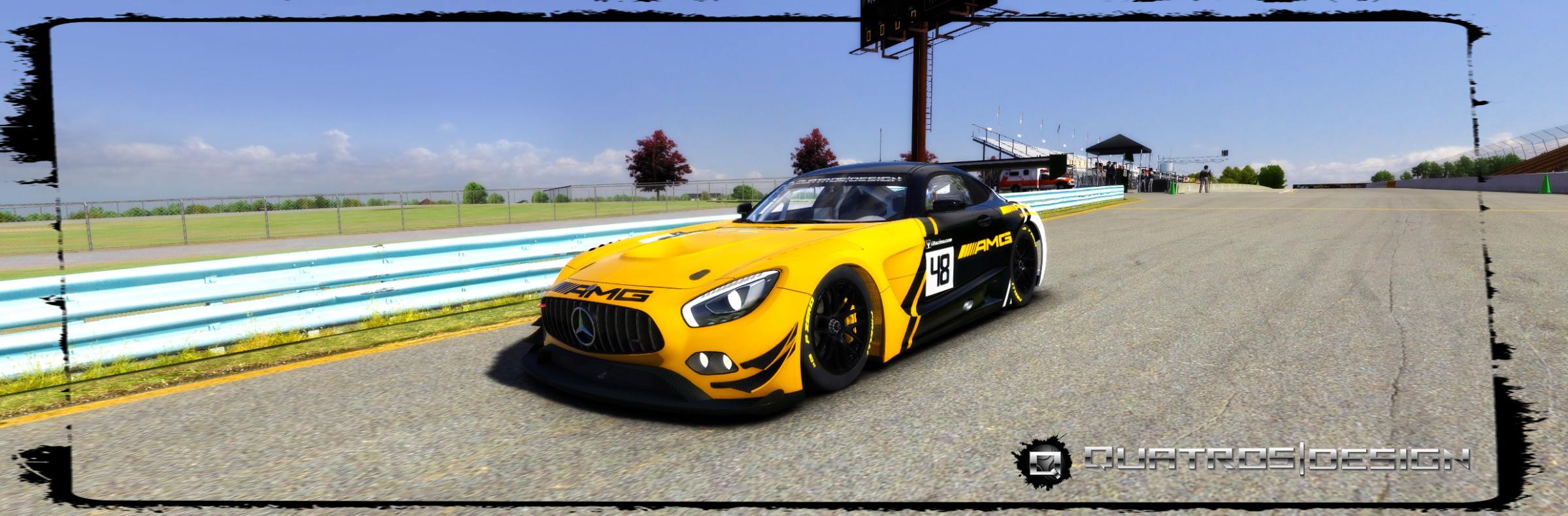 Mercedes AMG GT3 Prototype Custom Paint Scheme by Jose M. - Trading Paints