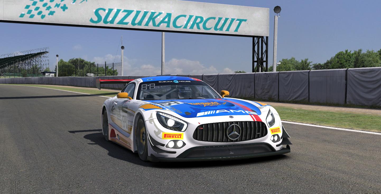 Mercedes AMG GT3 #888 GruppeM Team Racing (Suzuka 10h 2018 Victory car ...