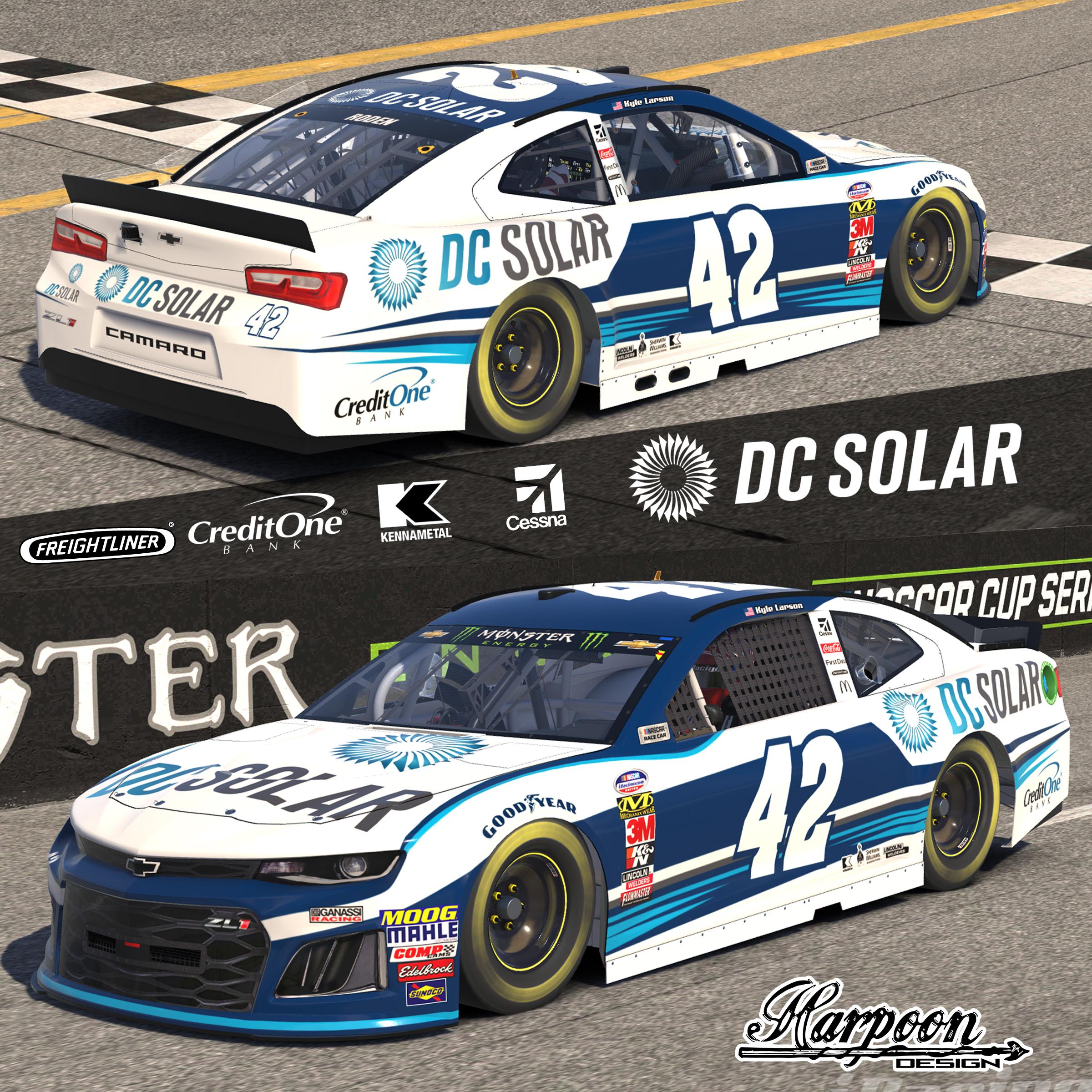 2018 Kyle Larson DC Solar by Brantley Roden - Trading Paints