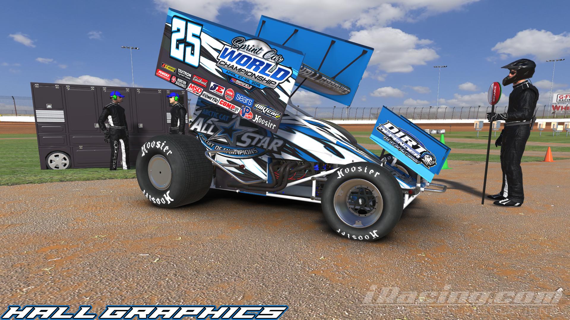 Hall Graphics Sprint Blue by Mathew Hall - Trading Paints