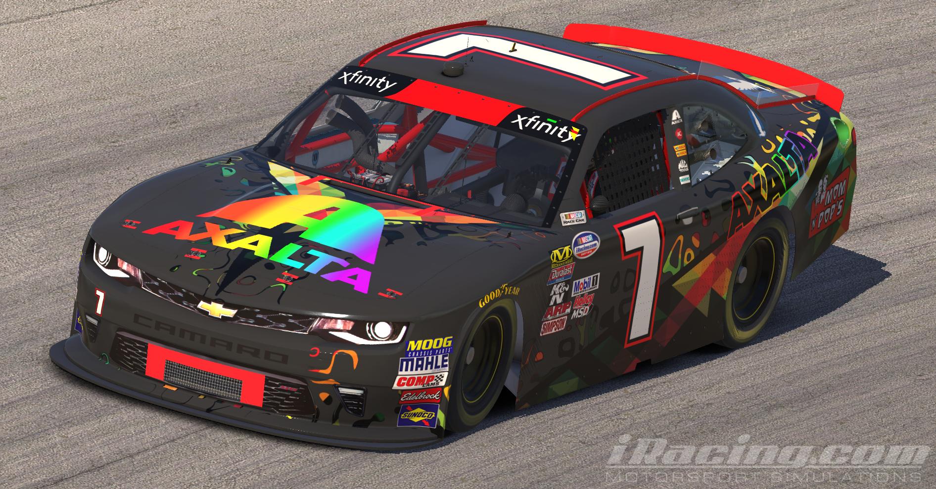 Axalta Xfinity Camaro Rainbow (Fictional) by Calvin Bullock Jr ...