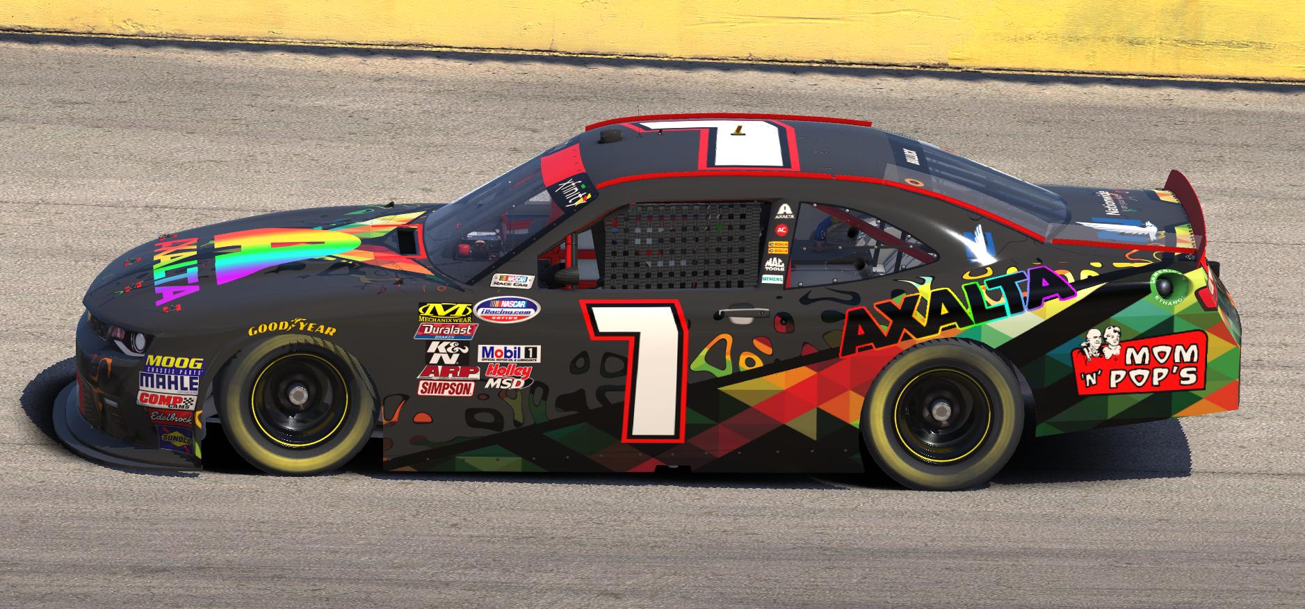 Axalta Xfinity Camaro Rainbow (Fictional) by Calvin Bullock Jr ...