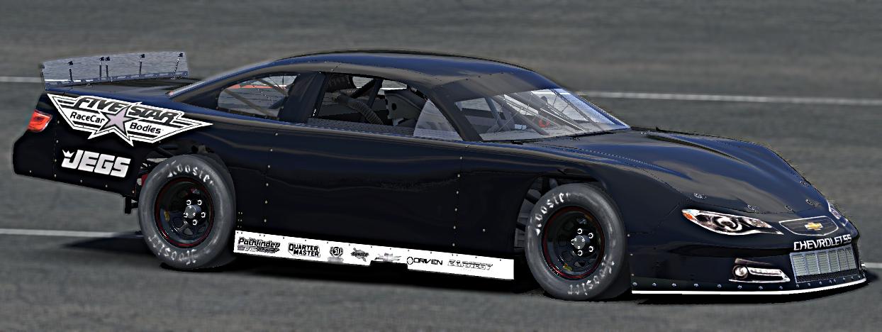 Blacked Out Super Late Model by Jake Watson - Trading Paints