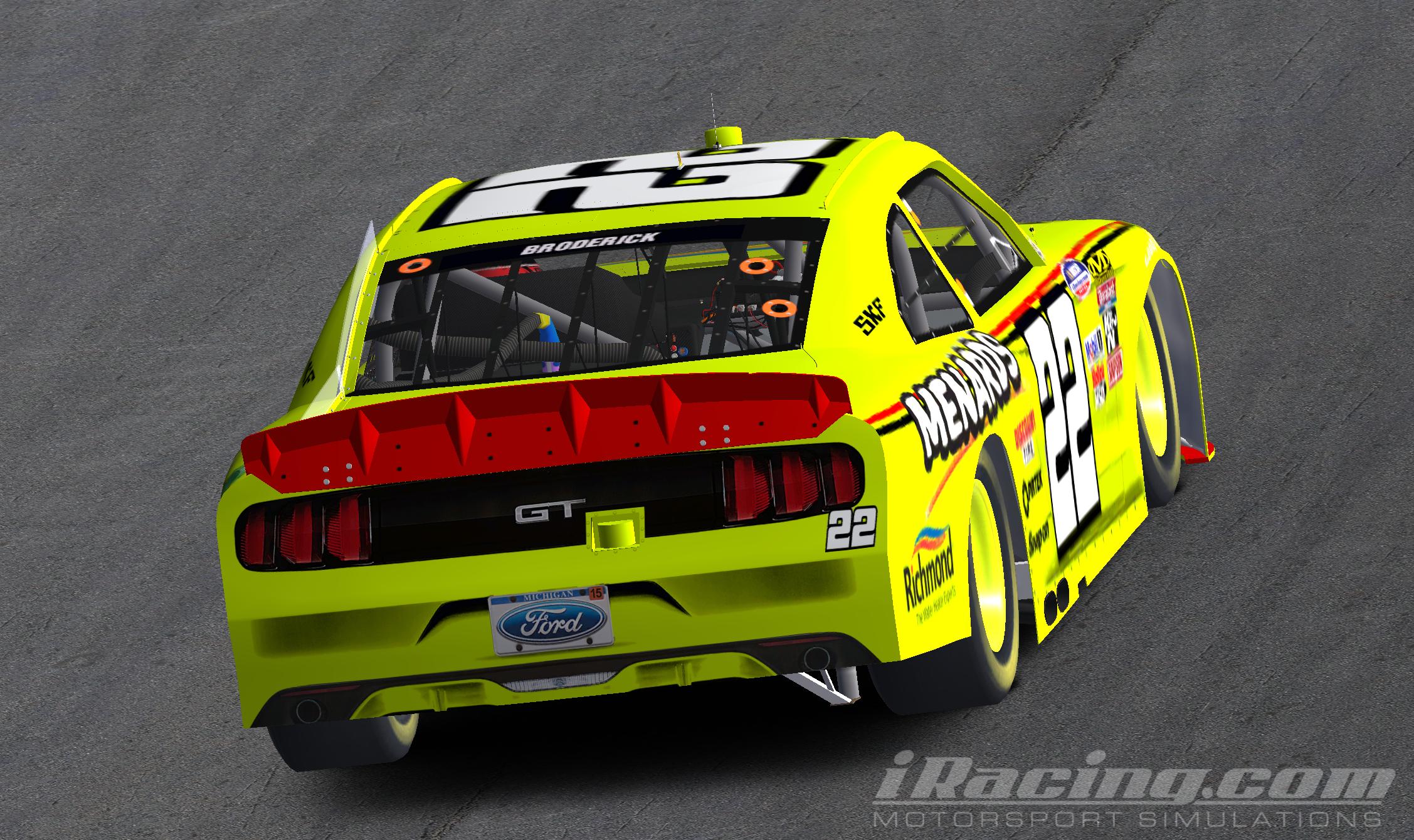 Austin Cindric #22 Richmond/Menards 2018 NASCAR Xfinity Series Playoffs ...