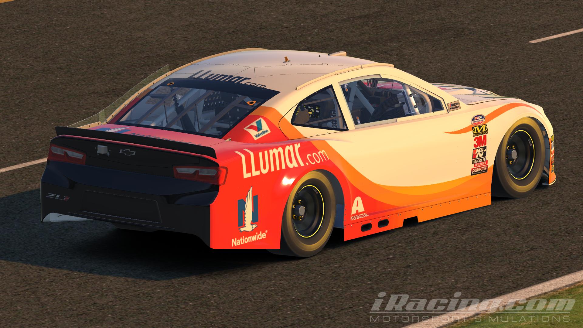 Alex Bowman 2019 Llumar Chevy Camaro ZL1 by Andrew W Payne - Trading Paints