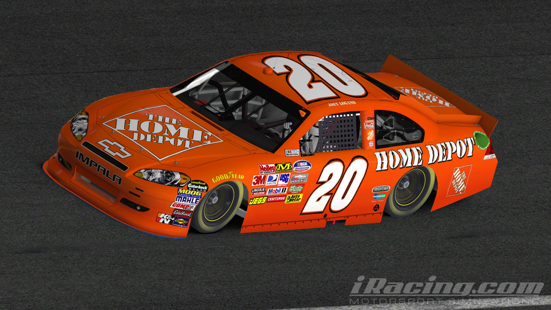 2011 Joey Logano Home Depot Primary by Brennan MaGee - Trading Paints