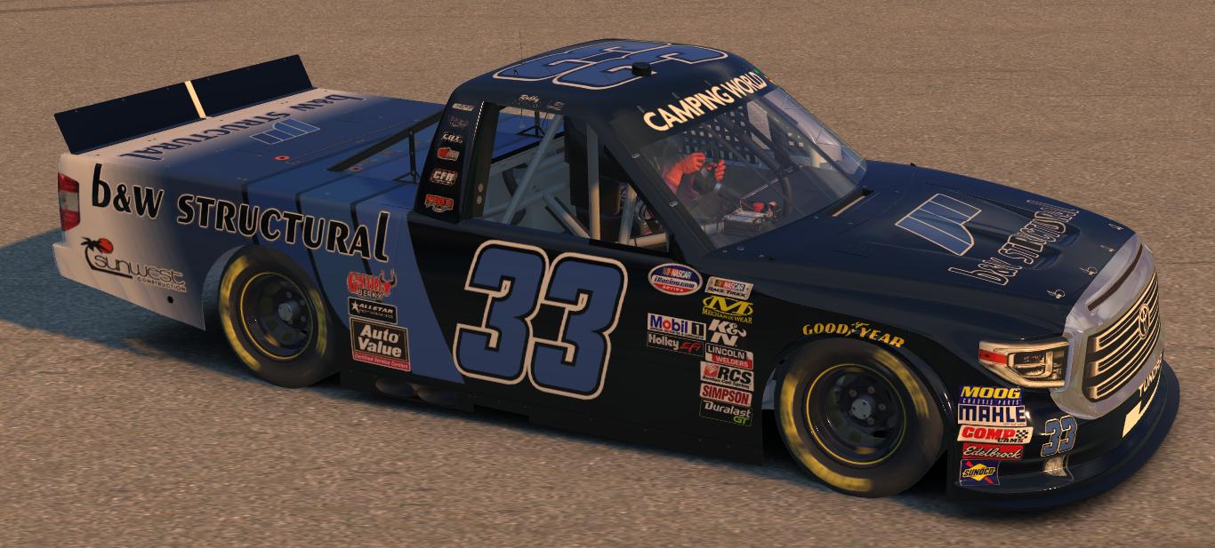 2018 #33 Robby Lyons - B&W Structural (Invert) Toyota Tundra by Shawn ...