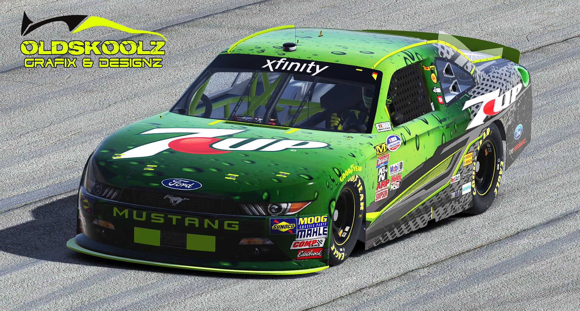 7 Up Mustang by Sean D. - Trading Paints