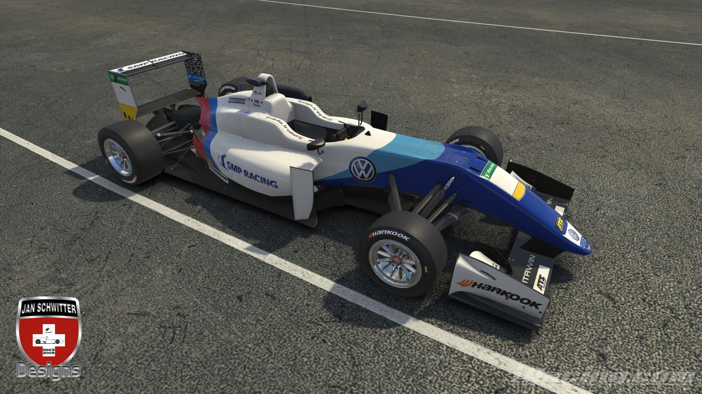 Dallara F317 - Nikita Troitskiy 2018 by Jan Schwitter - Trading Paints