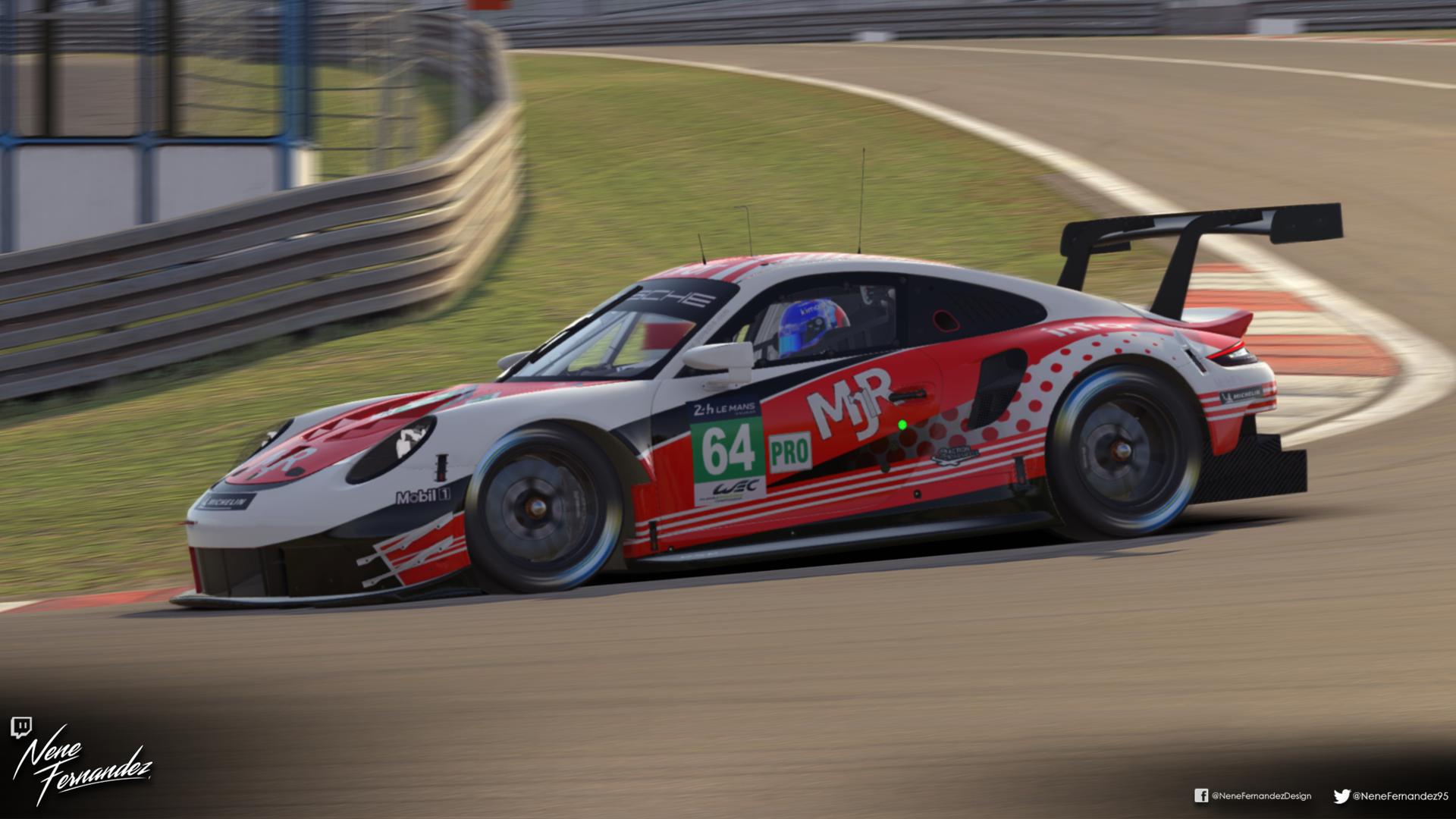 MJR Racing Team Porsche 911 RSR GTE by Alejandro Fernandez Vega ...