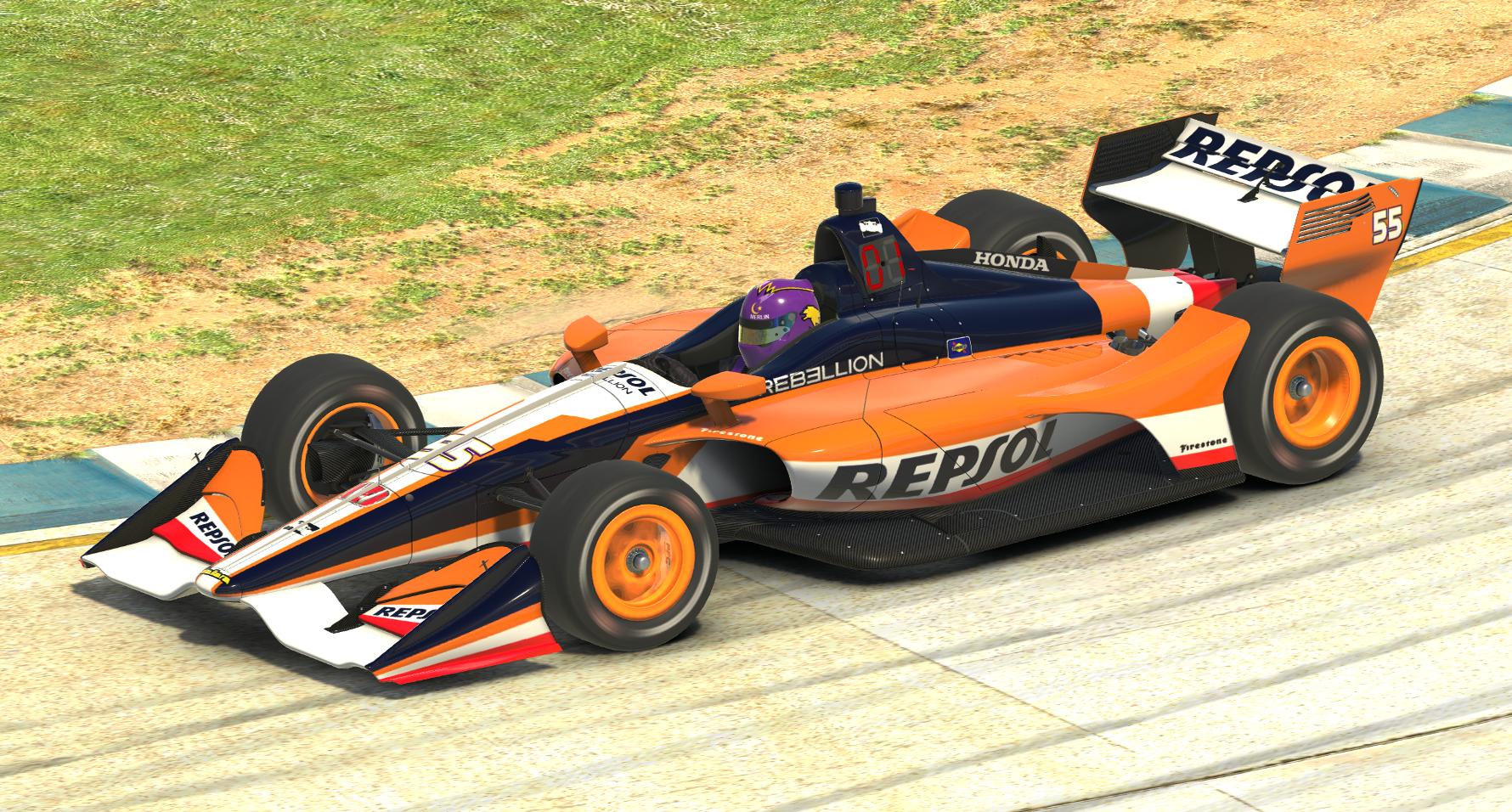Repsol Honda IndyCar IR18 by Tyler Tucker - Trading Paints
