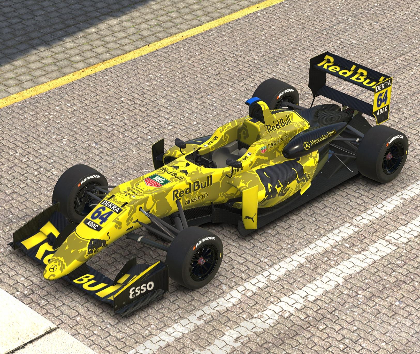 RedBull Dallara F312 F3 - Yellow by Robert JL Henry - Trading Paints