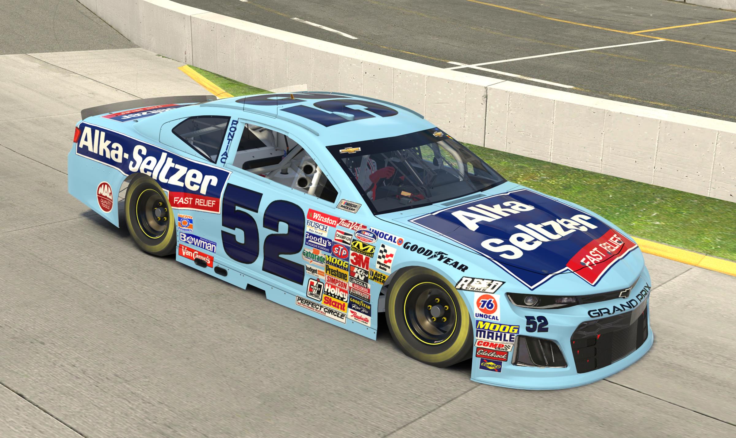 JIMMY MEANS 1991 ALKA-SELTZER PONTIAC GRAND PRIX Chevrolet Camaro ZL1 ...