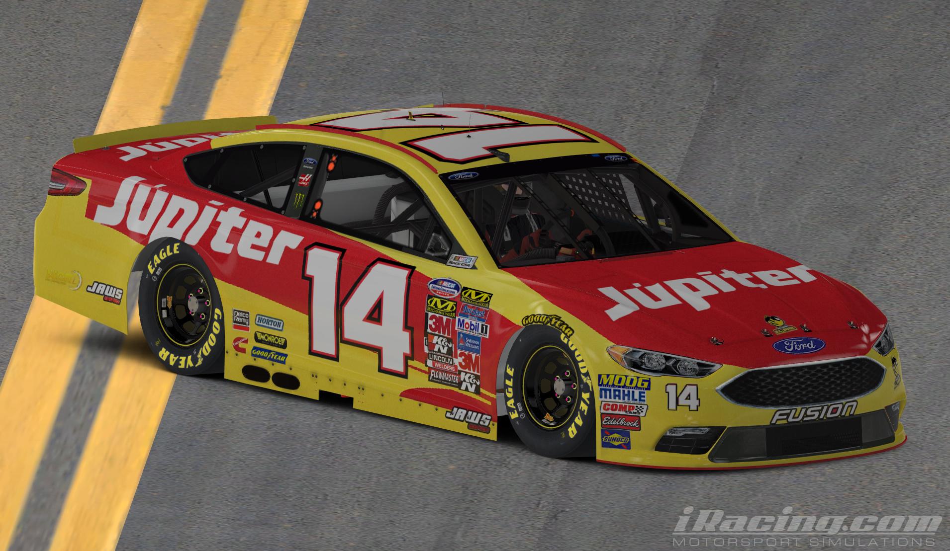 Jupiter Ford Fusion 2019 V3 Red Yellow by Luis Salmaso - Trading Paints