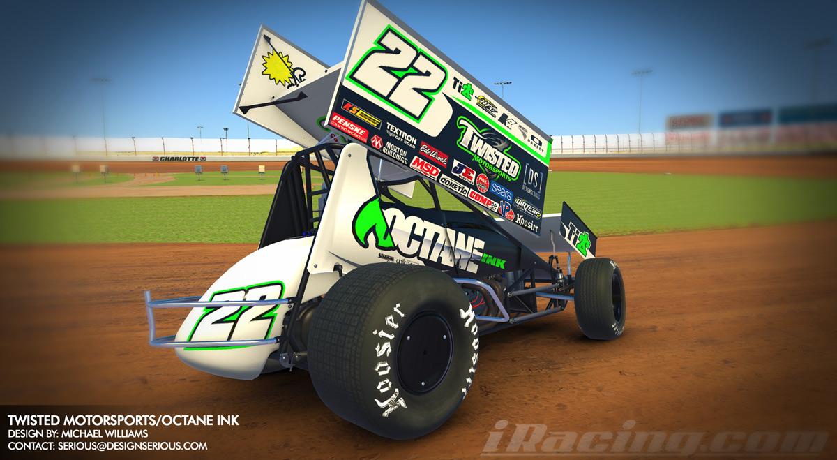 Twisted Motorsports/Octane Ink Sprint Car by Design Serious by Michael ...