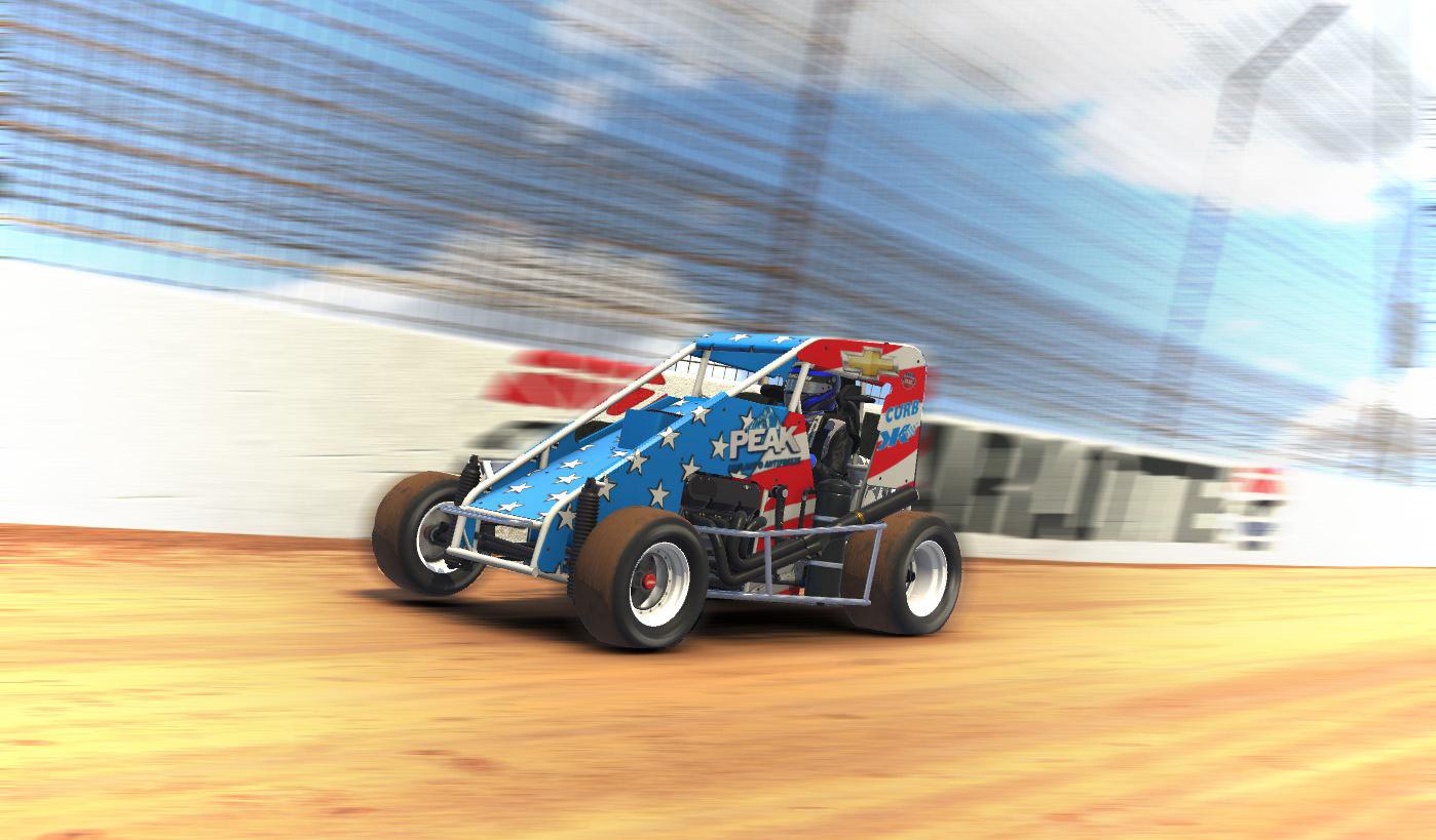 America Paint midget by Jonathan Hamrick - Trading Paints