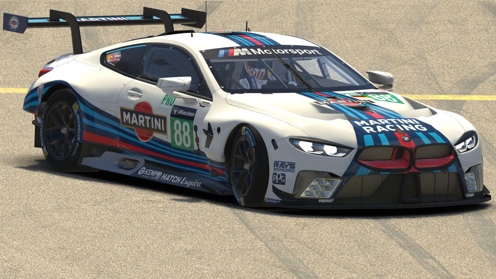 BMW M8 Martini Racing by Stephane Parent - Trading Paints