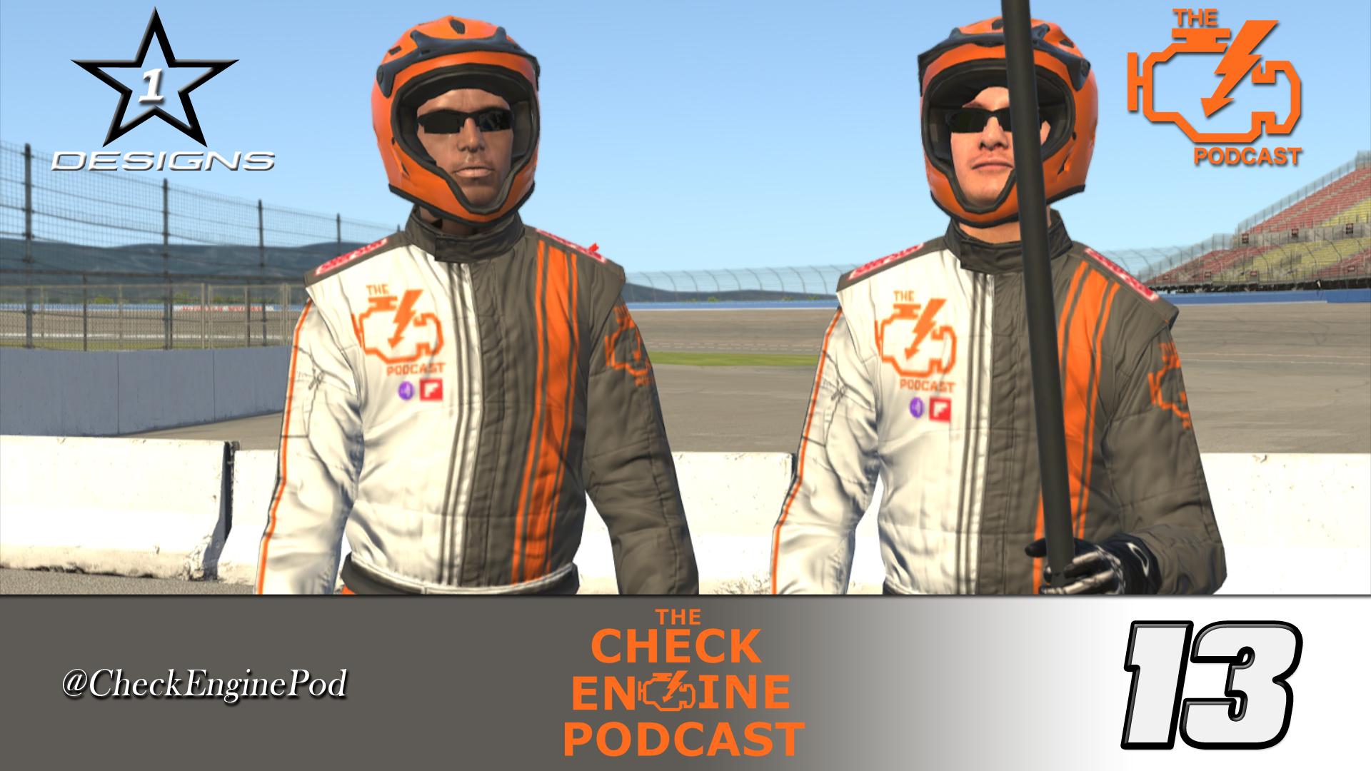 The Check Engine Podcast Driver Suit by Nicholas Orth - Trading Paints