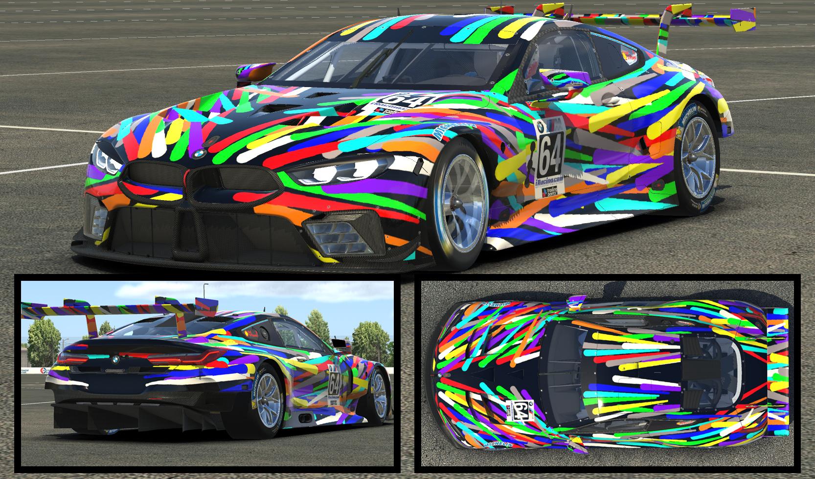 BMW M8 Art by Clyde Coman - Trading Paints
