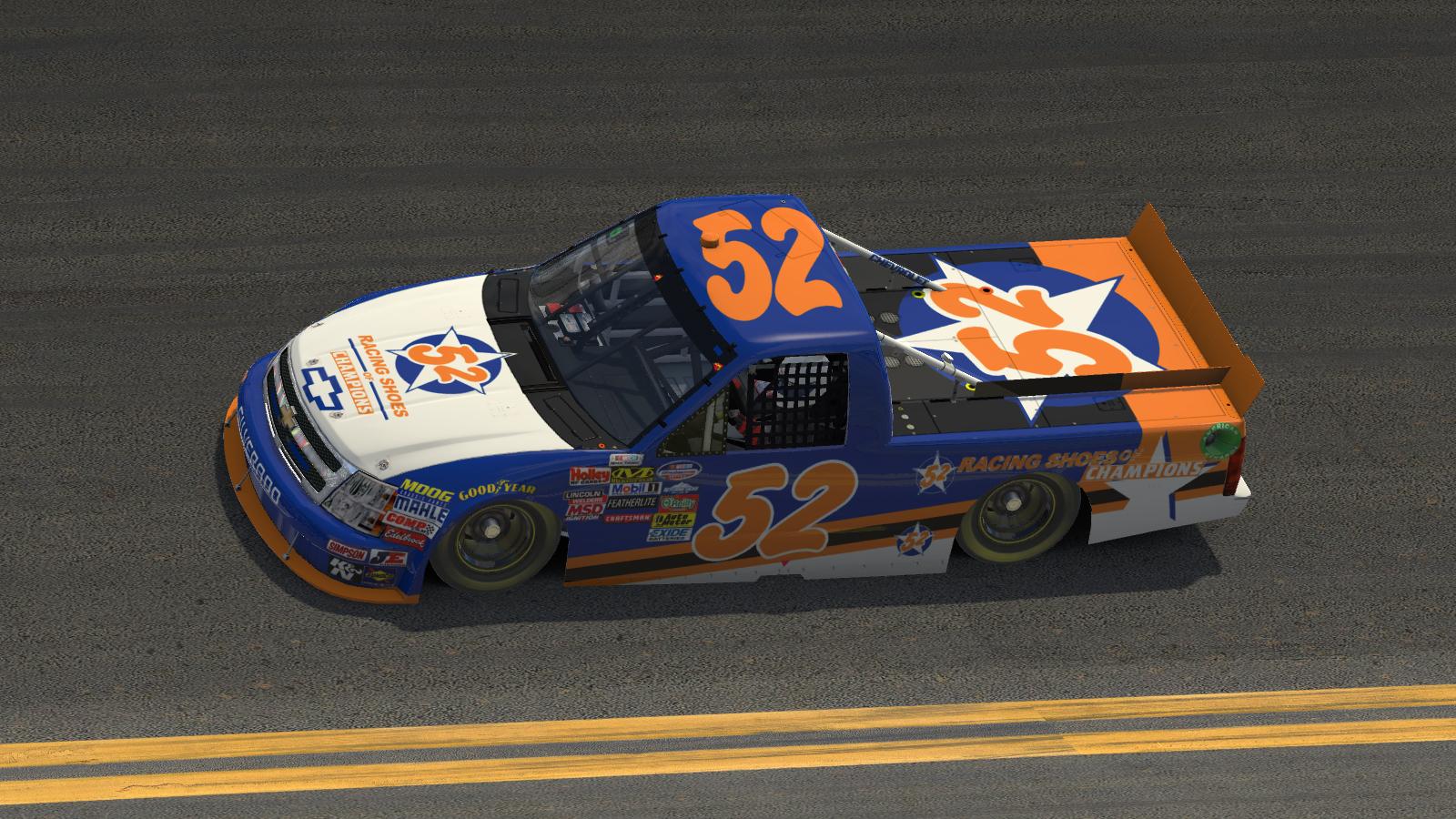 52 Racing Shoes Truck by Zack R Johnson - Trading Paints