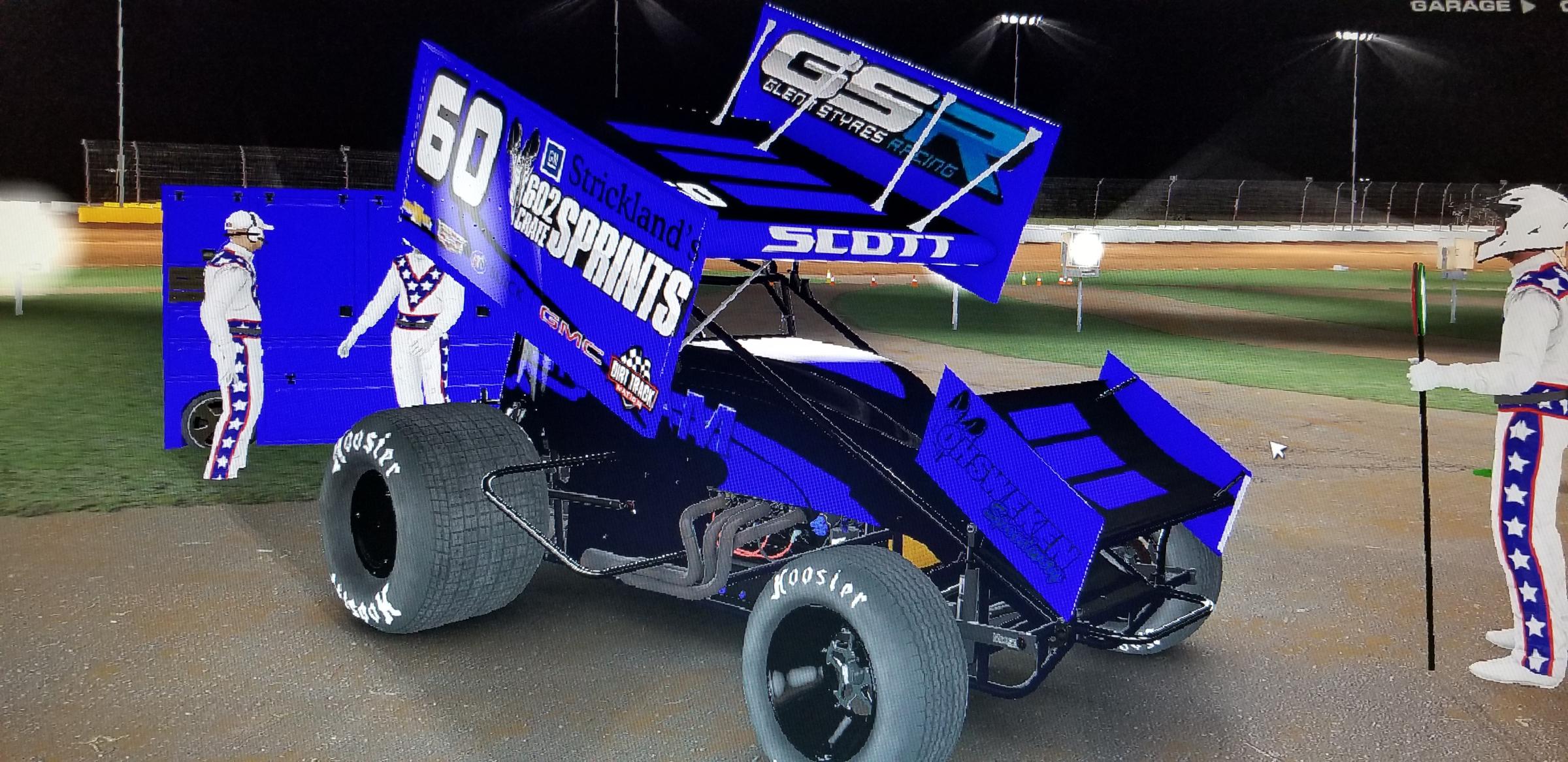 Glen Styres Racing Winged Sprint Car by Rick Scott - Trading Paints
