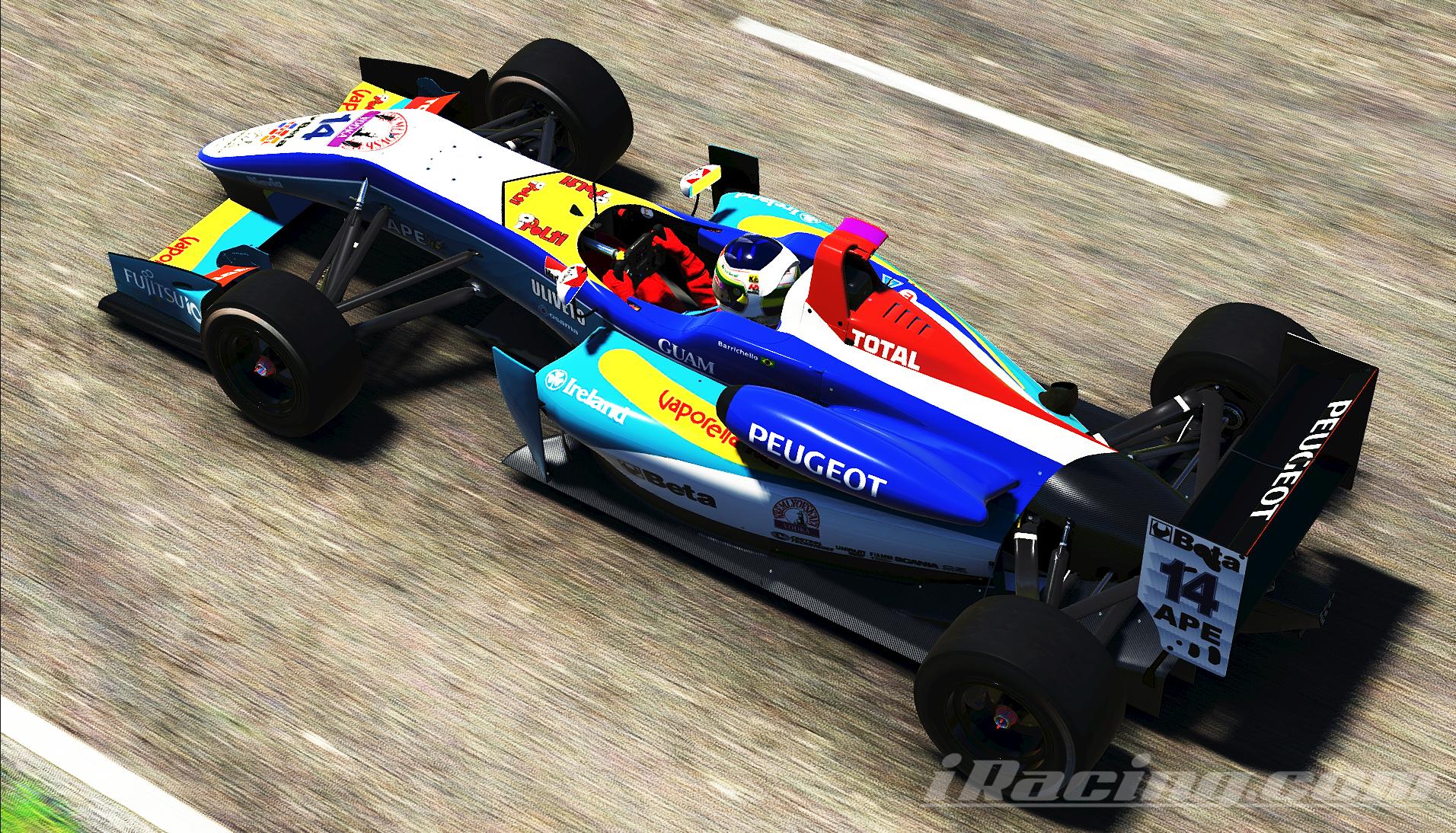 Dallara 1995 Jordan 195-Peugeot R. Barrichello by Patrick Ramirez ...