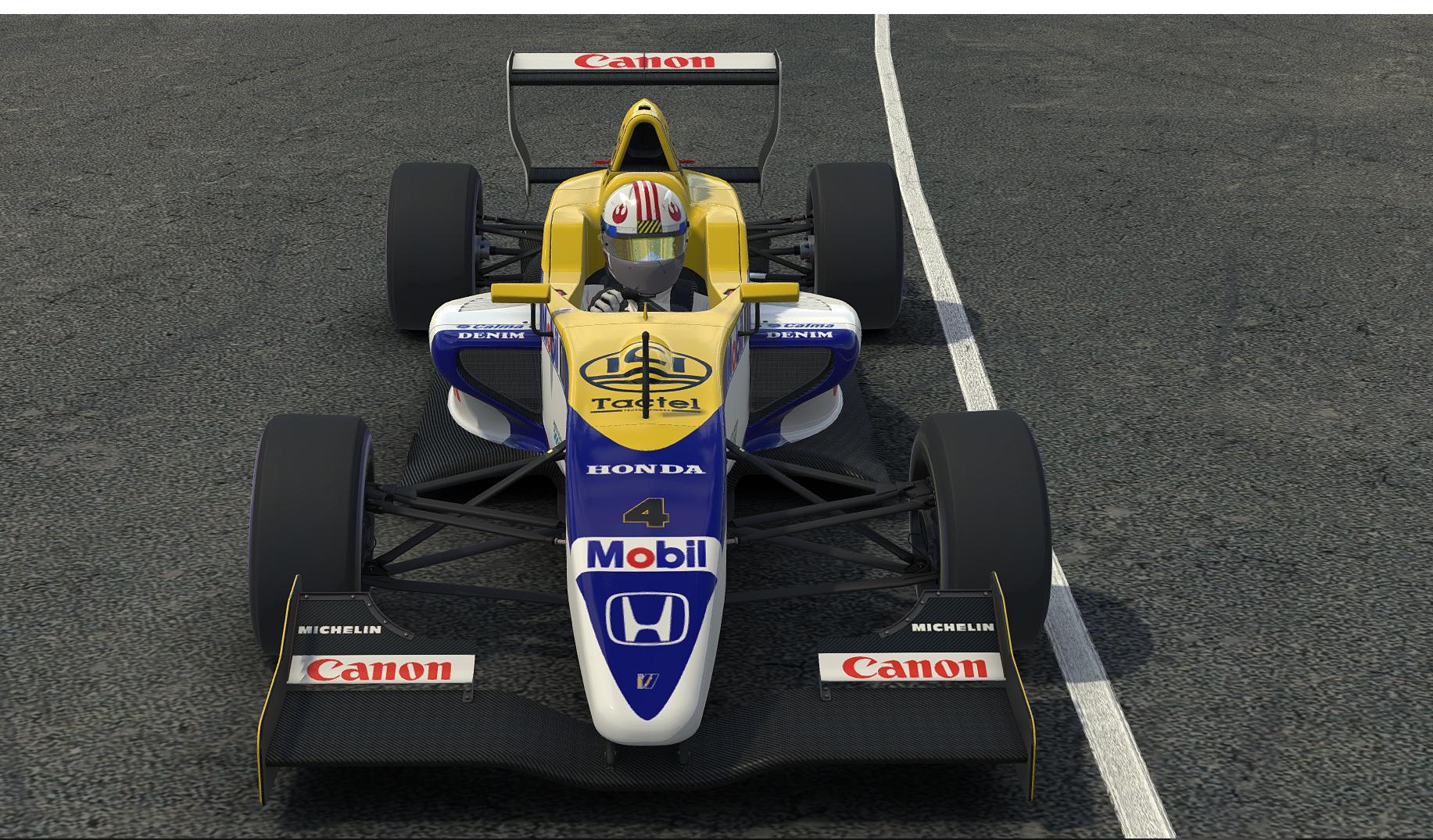 Williams-Honda FW11 (FR 2.0) by Bruce Funderburg - Trading Paints