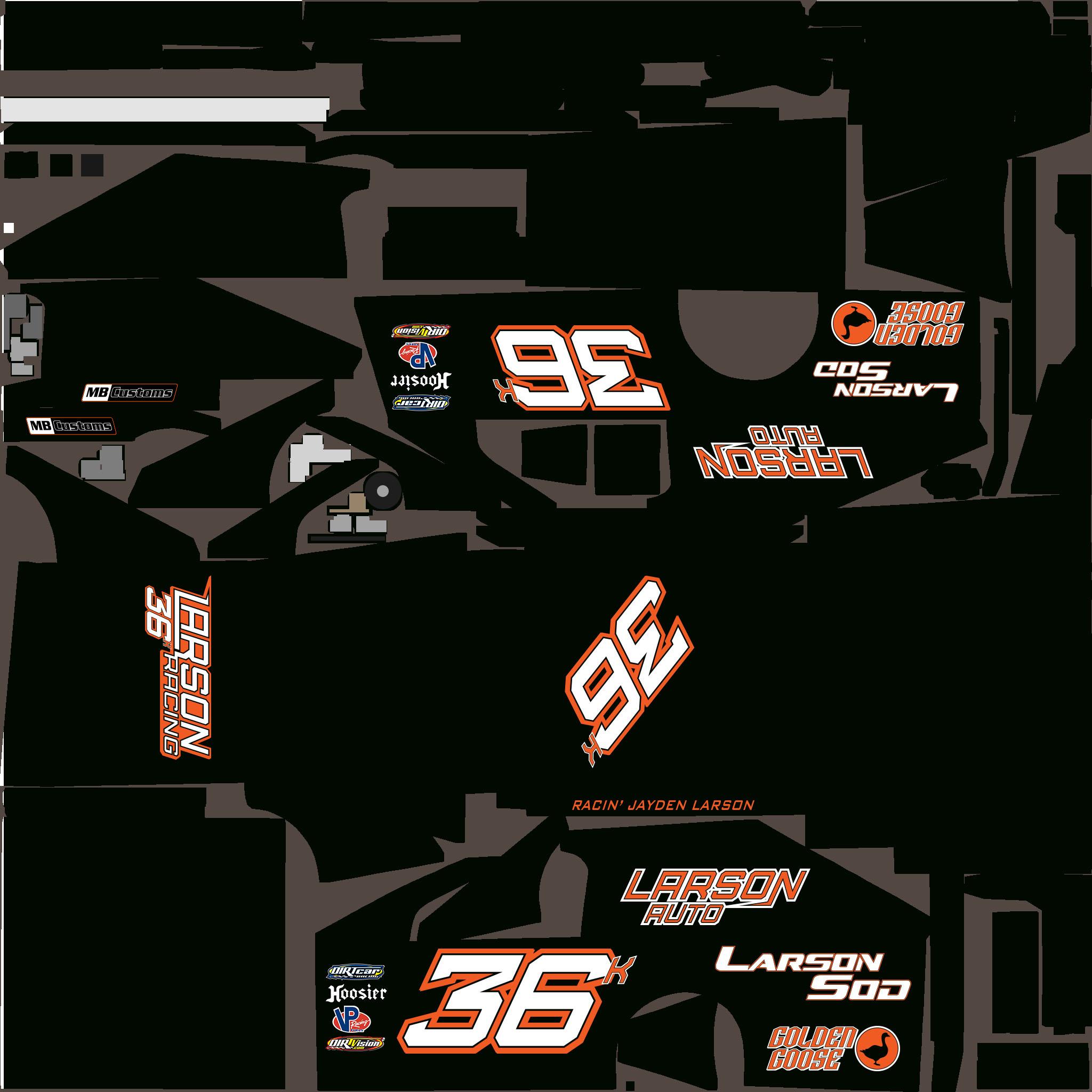 Jayden Larson 2019 IMCA Modified iRacing Template by Jayden Larson ...