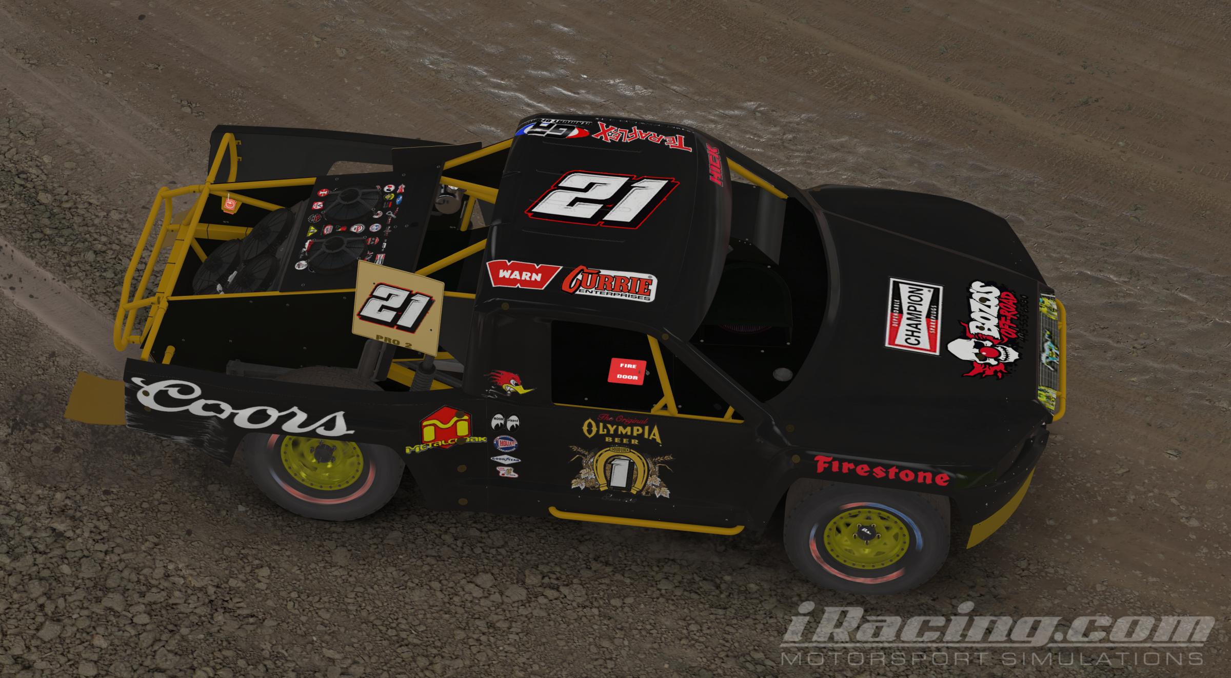 Pro2 Stadium Truck1 numbers by Benjaman Hickman - Trading Paints