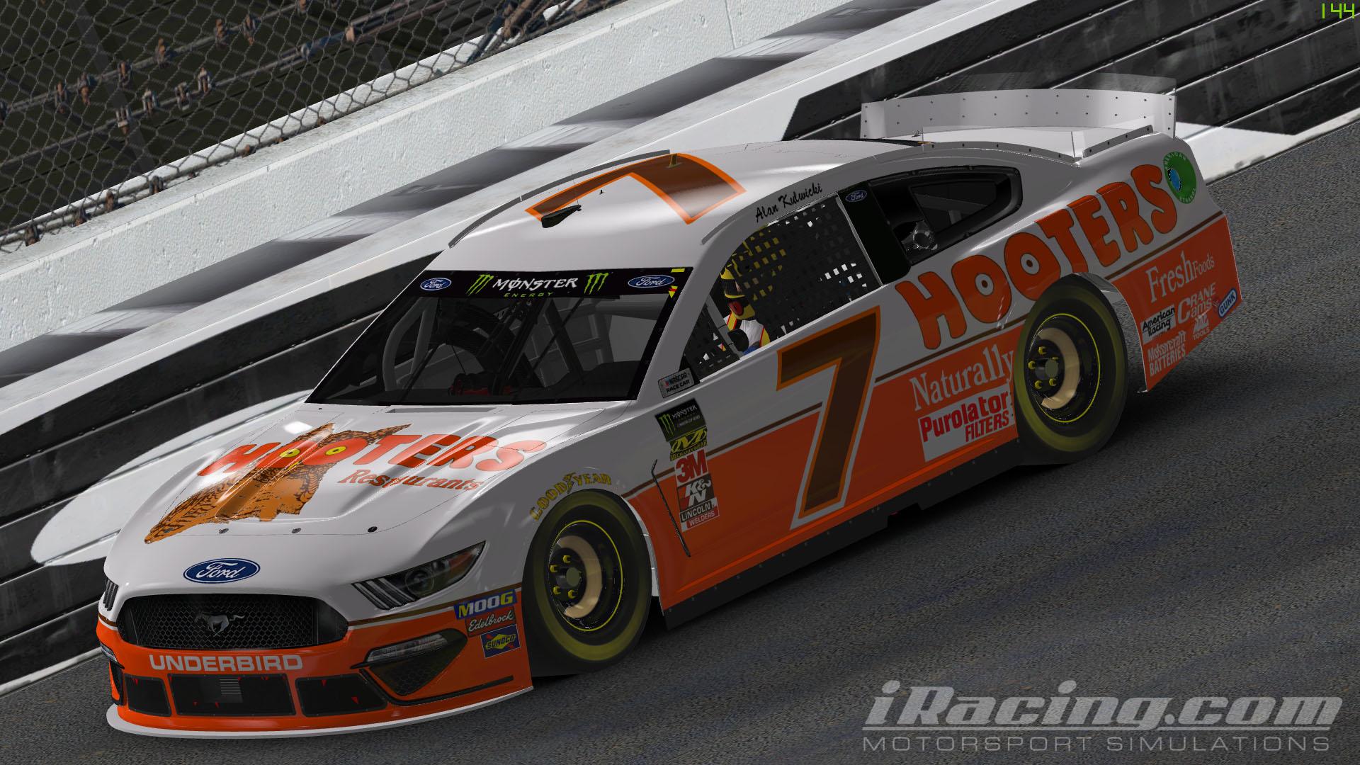 1992 Alan Kulwicki Hooters Ford Mustang Underbird by Sean Peleg ...