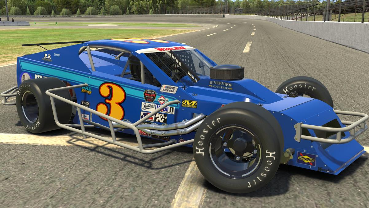 Matt Swanson "Old Blue" BRE Racing Utility Service New England Modified ...