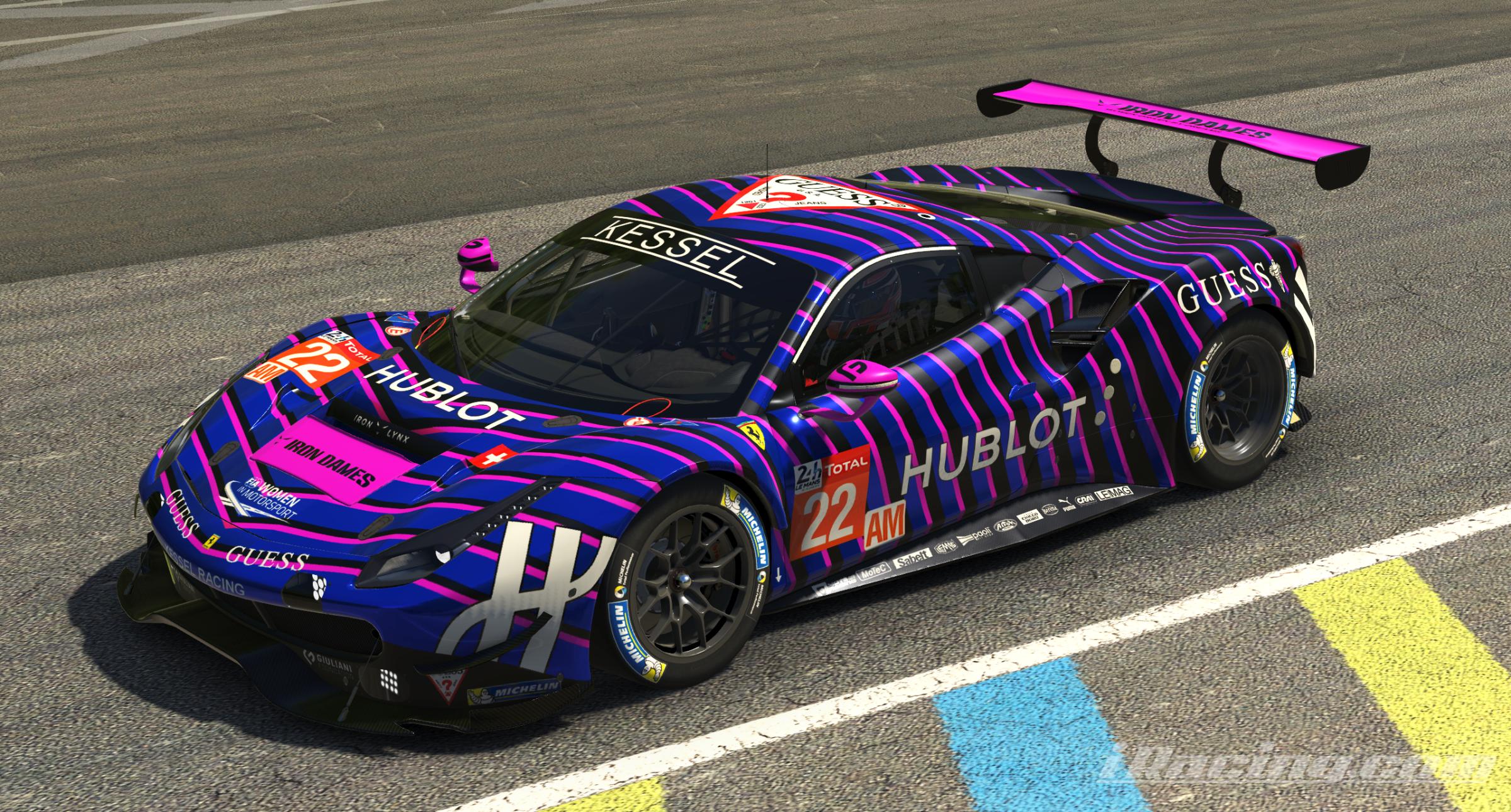 Kessel Racing #83 Ferrari 488 GTE 2019 Le Mans livery by Emil Kofod ...