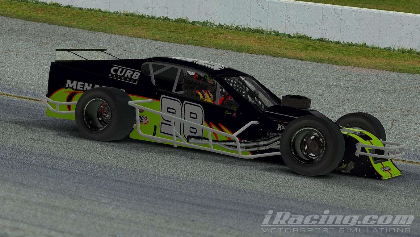 Ryan Preece No. 98 Curb Records / Menards Modified by John J Douglas ...