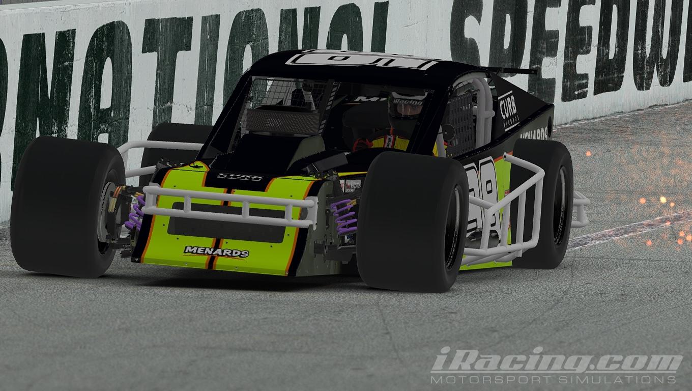 Ryan Preece No. 98 Curb Records / Menards Modified by John J Douglas ...